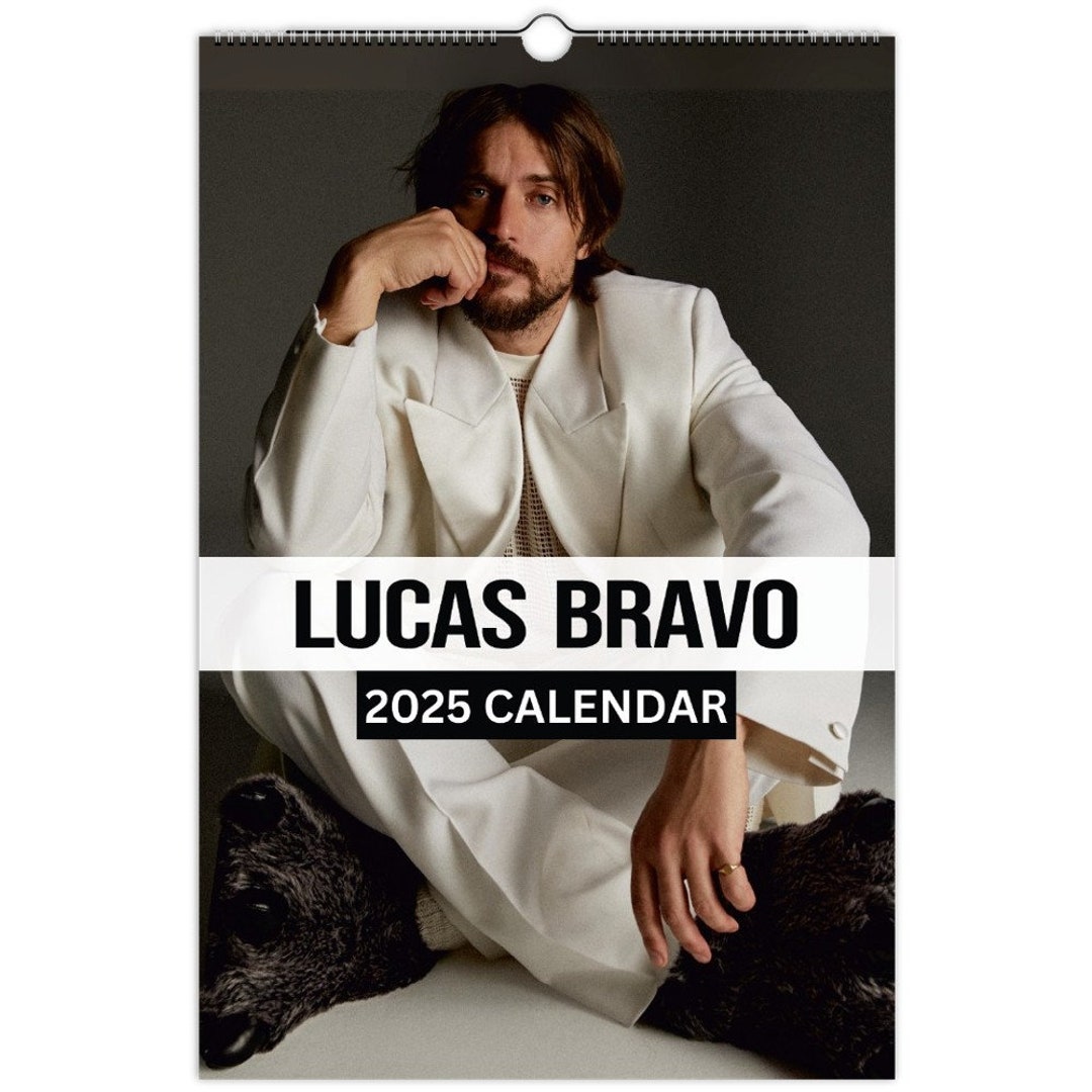 Lucas Bravo Wall Calendars 2025 large Size - Etsy