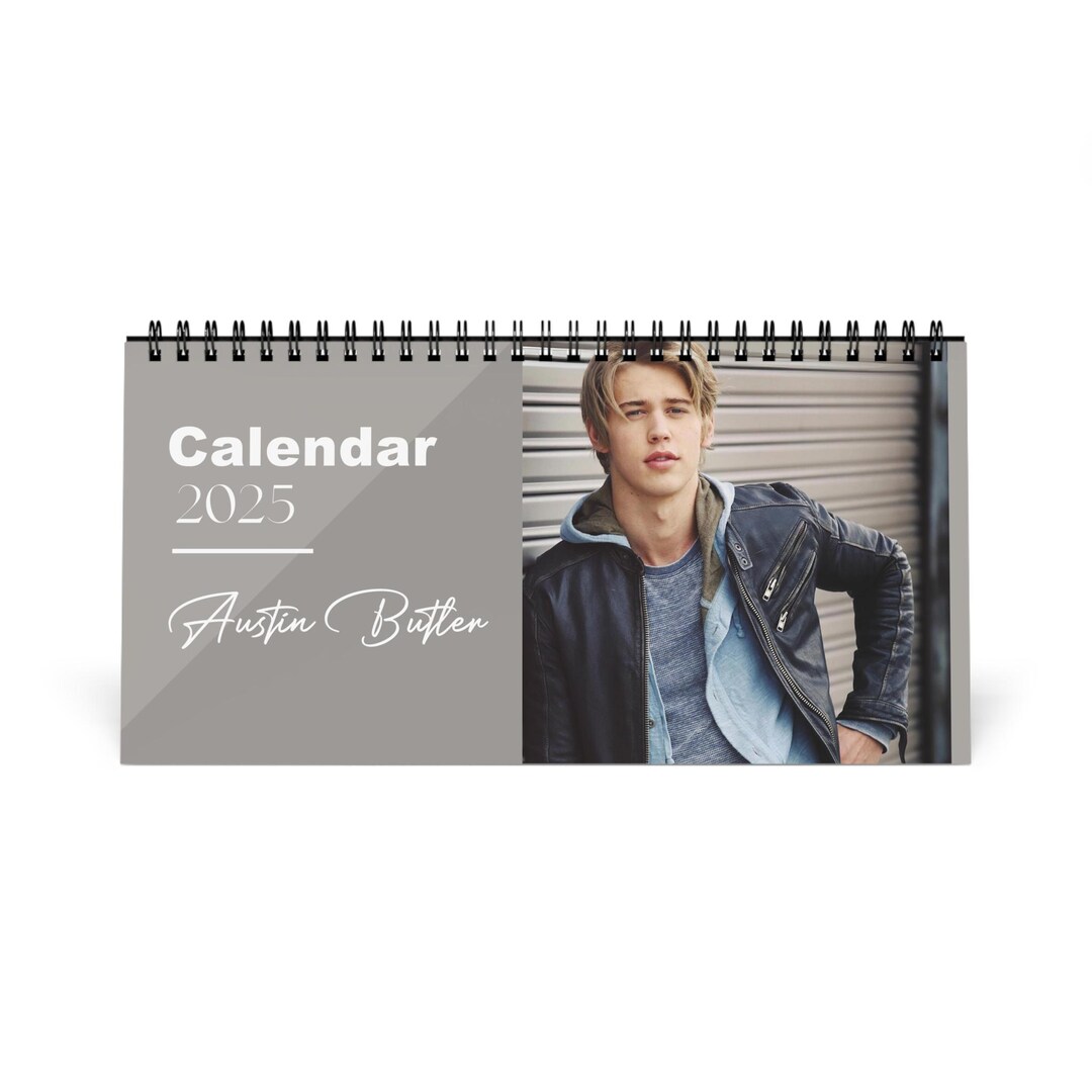 Austin Butler 2025 Desk Calendar | Elvis Presley Monthly Planner ...