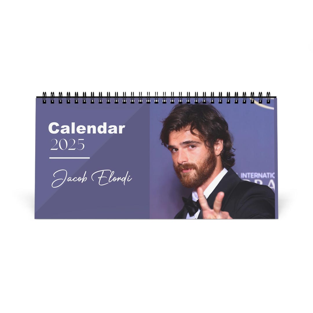 Jacob Elordi 2025 Desk Calendar Euphoria the Kissing Booth Star Jacob ...