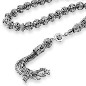 Silver Filigree Handmade Sibha, Tasbih, Misbaha, Tasbeeh, Rosary ...
