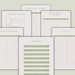 Green Printable Reading Journal | Minimal Reading Planner | Book ...