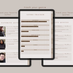 Digital Reading Journal 2022 | Minimal Journal | Digital Reading ...