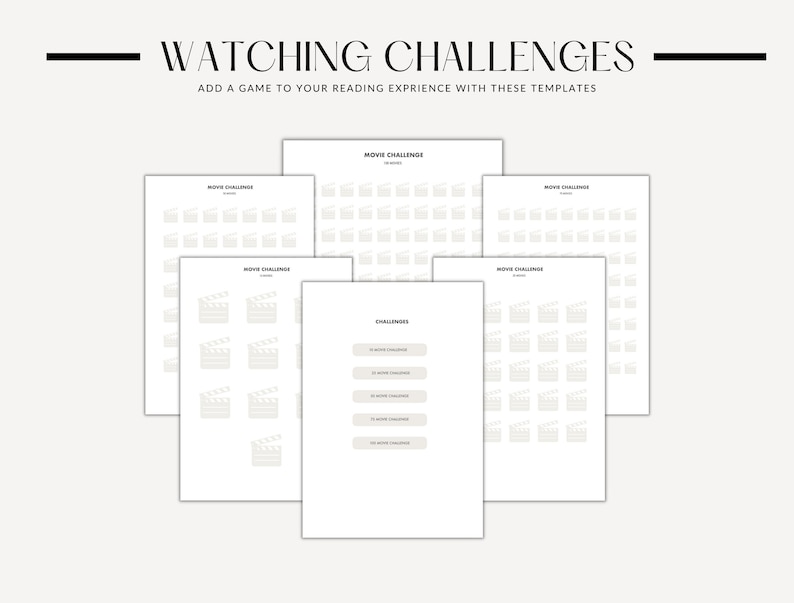 Printable Movie Journal | Movie Tracker, Movie Review, Movie Planner ...