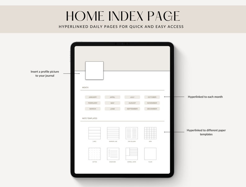 Digital Daily Journal 365 Pages Journal for Ipad Digital - Etsy