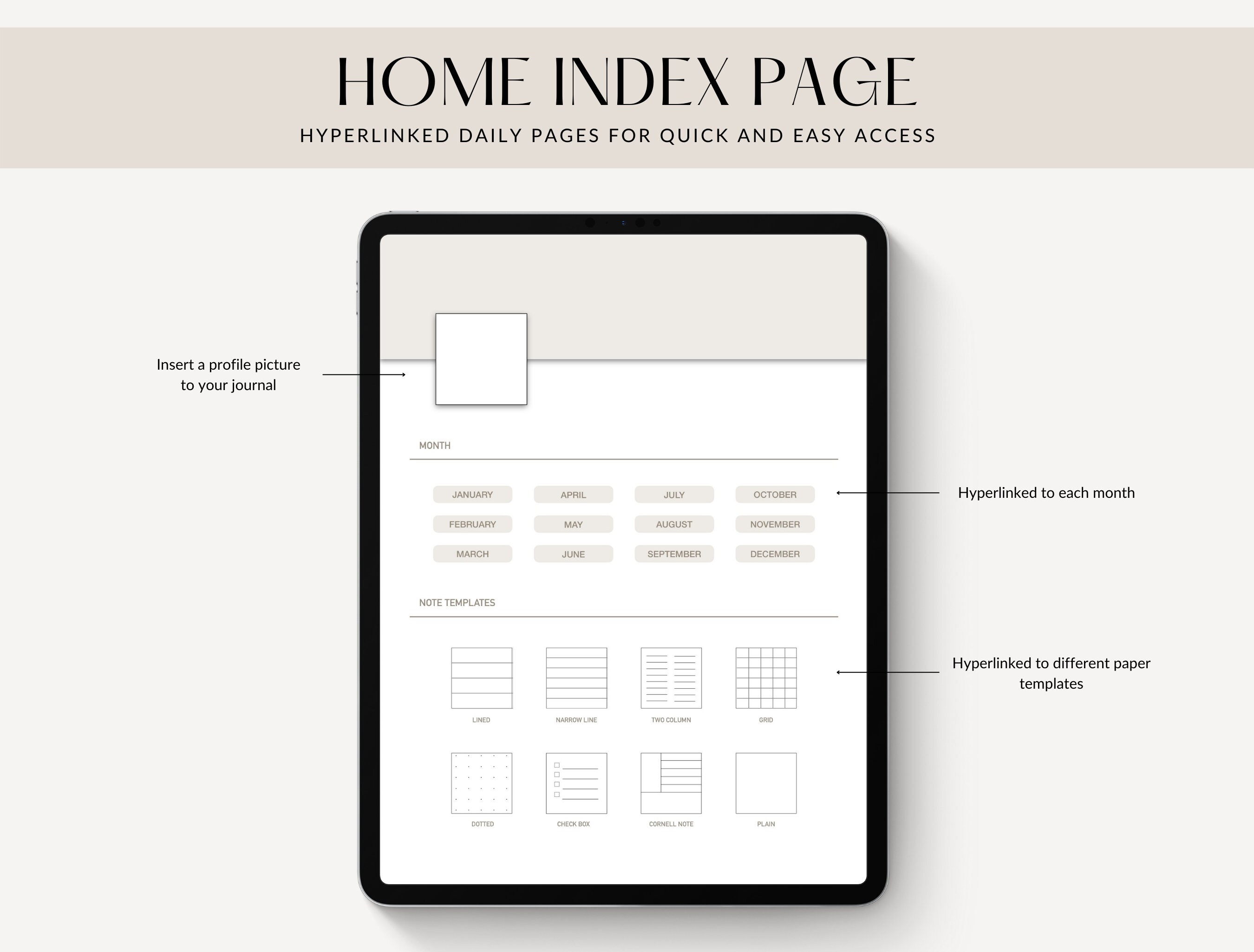 Digital Daily Journal 365 Pages Journal for Ipad Digital - Etsy