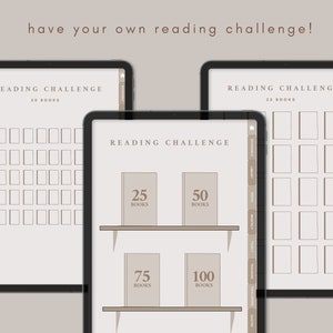 Digital Reading Journal 2022 | Minimal Journal | Digital Reading ...