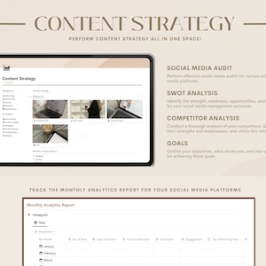 Notion Template Social Media Manager Planner | Client Portal, Notion ...