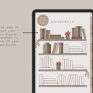 Digital Reading Journal 2022 | Minimal Journal | Digital Reading ...