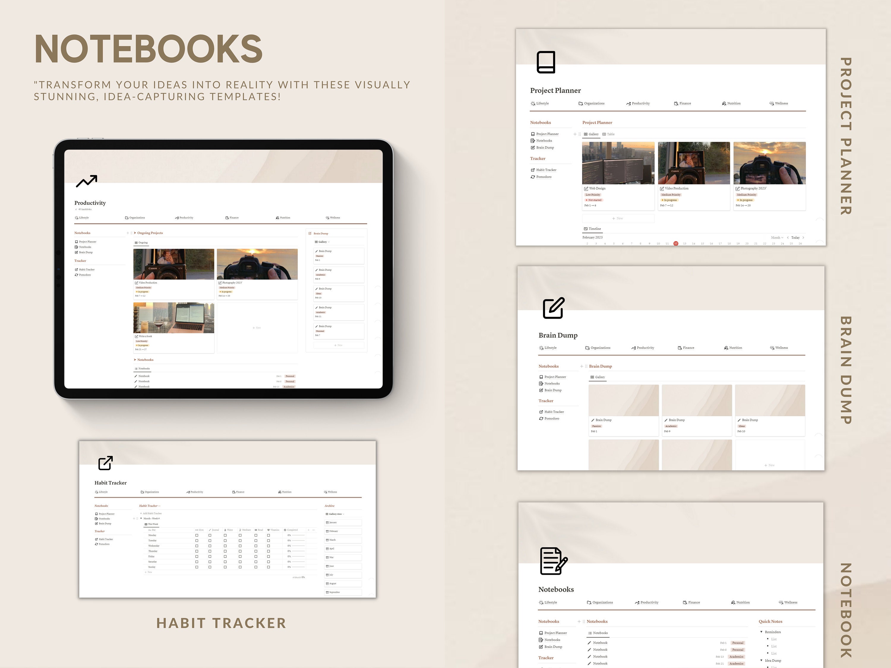 Notion Template Planner Notion Dashboard Minimal Notion - Etsy UK