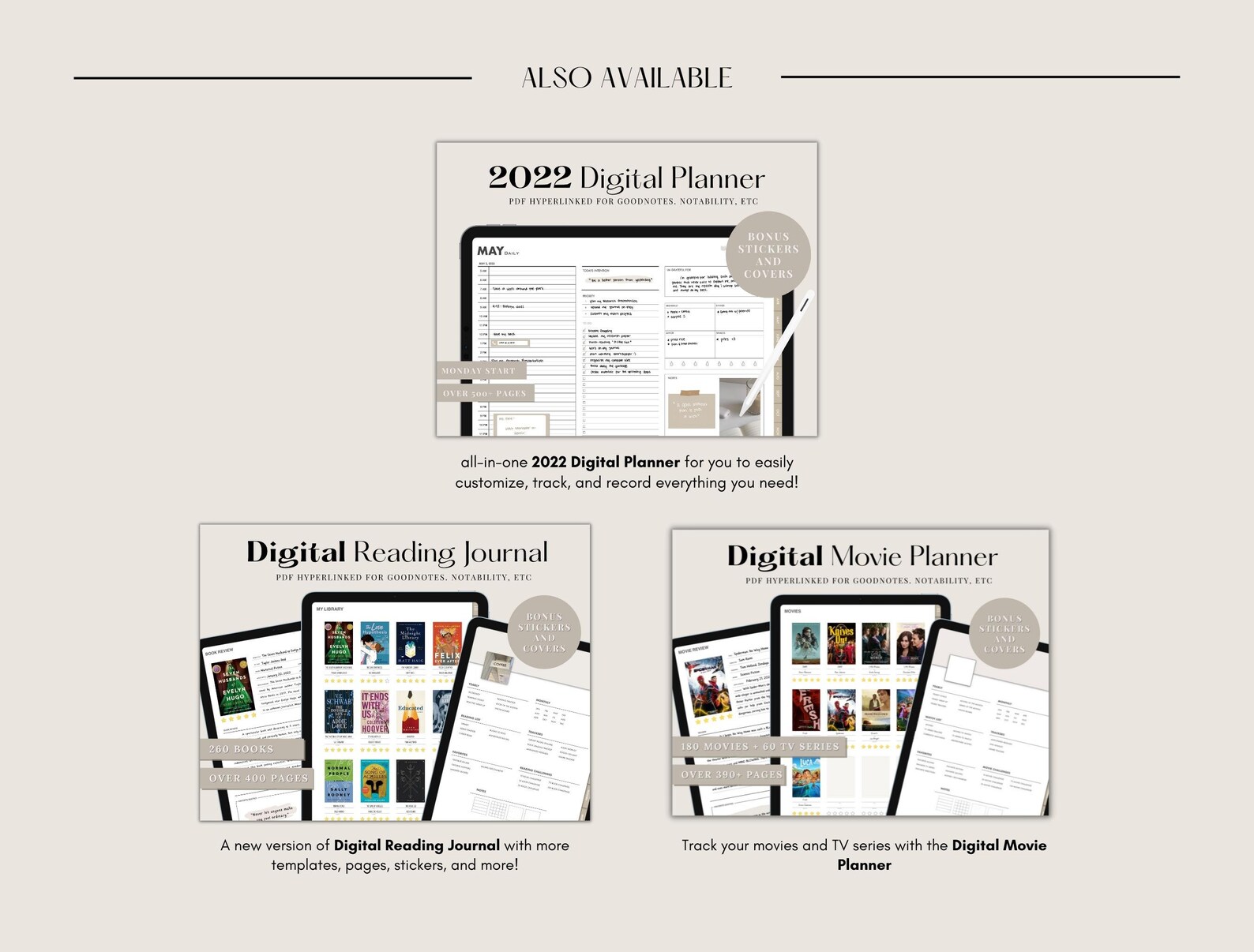 Digital Daily Journal 365 Pages Journal for Ipad Digital - Etsy