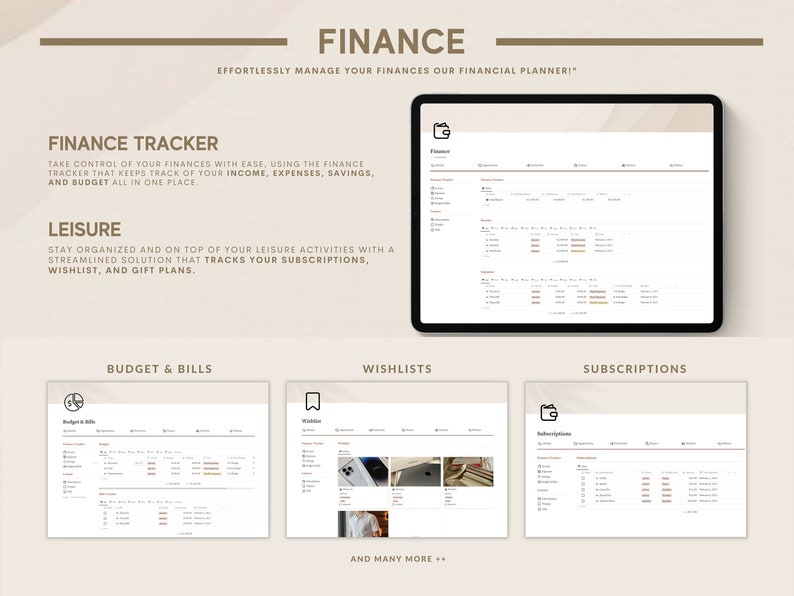 Notion Template Planner Notion Dashboard Minimal Notion - Etsy UK