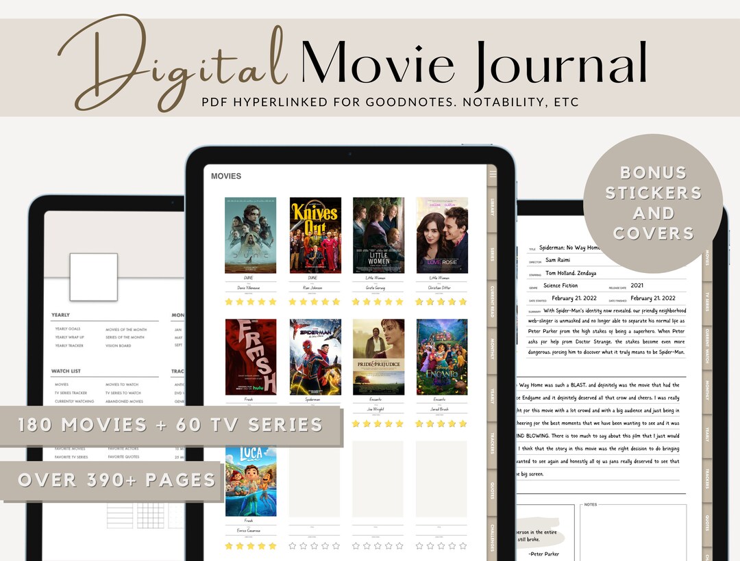 Digital Movie Journal | Movie Tracker and TV Show Tracker | Movie ...