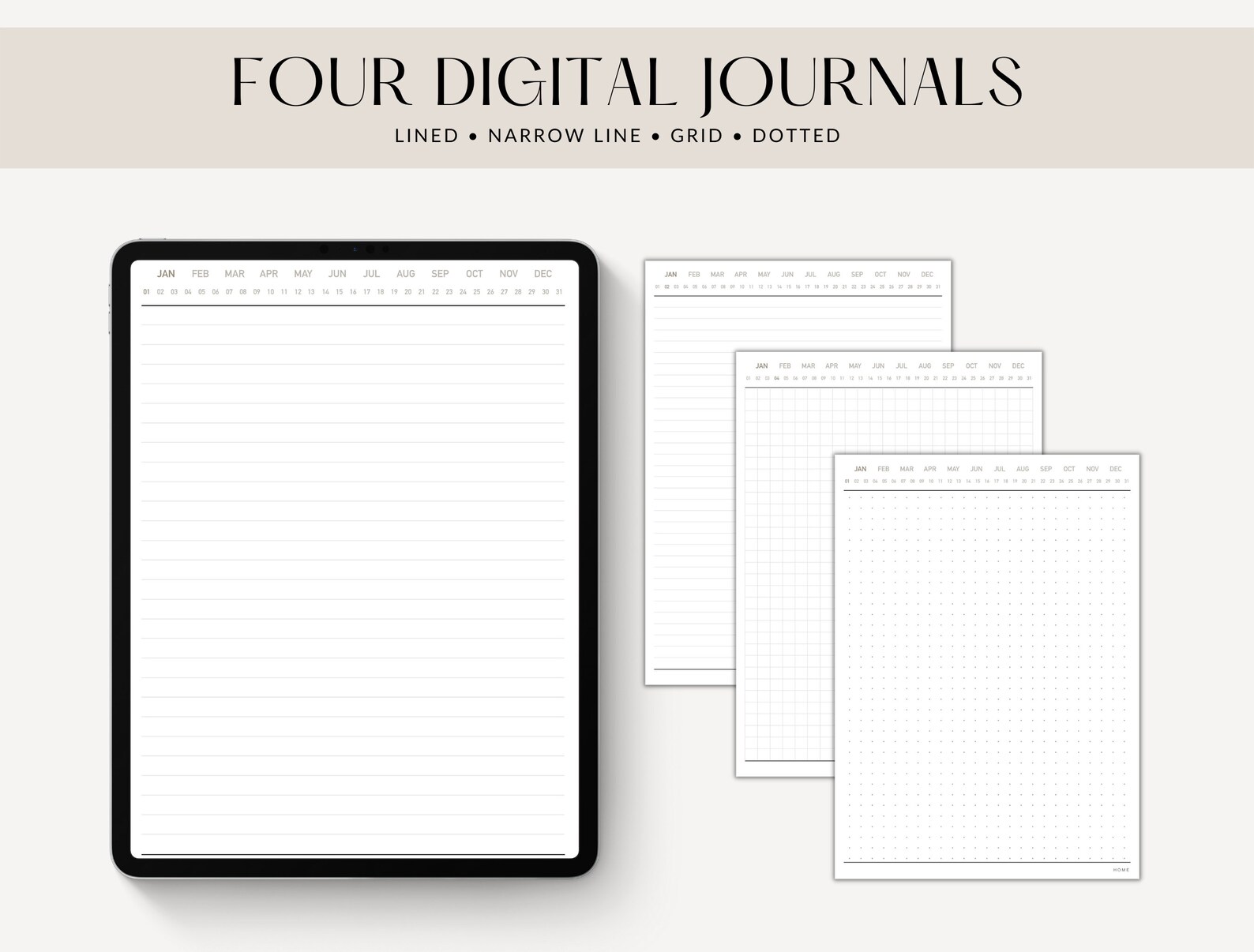 Digital Daily Journal 365 Pages Journal for Ipad Digital - Etsy