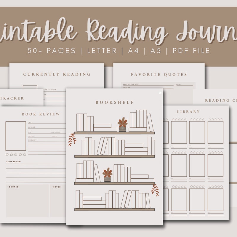 Printable Journal - Etsy