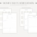 Printable Movie Journal | Movie Tracker, Movie Review, Movie Planner ...
