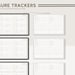Undated Digital Planner | Landscape Planner, Hyperlinked Digital ...
