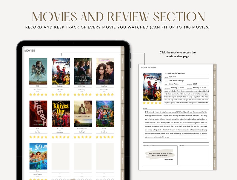 Digital Movie Journal | Movie Tracker and TV Show Tracker | Movie ...