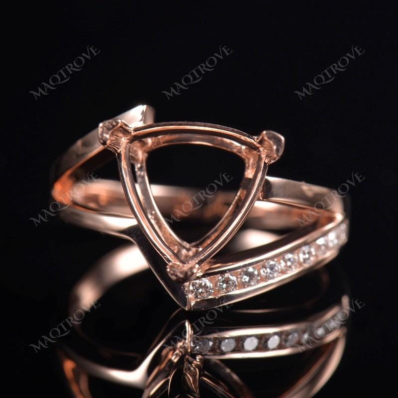 Trillion Cut Ring - Etsy