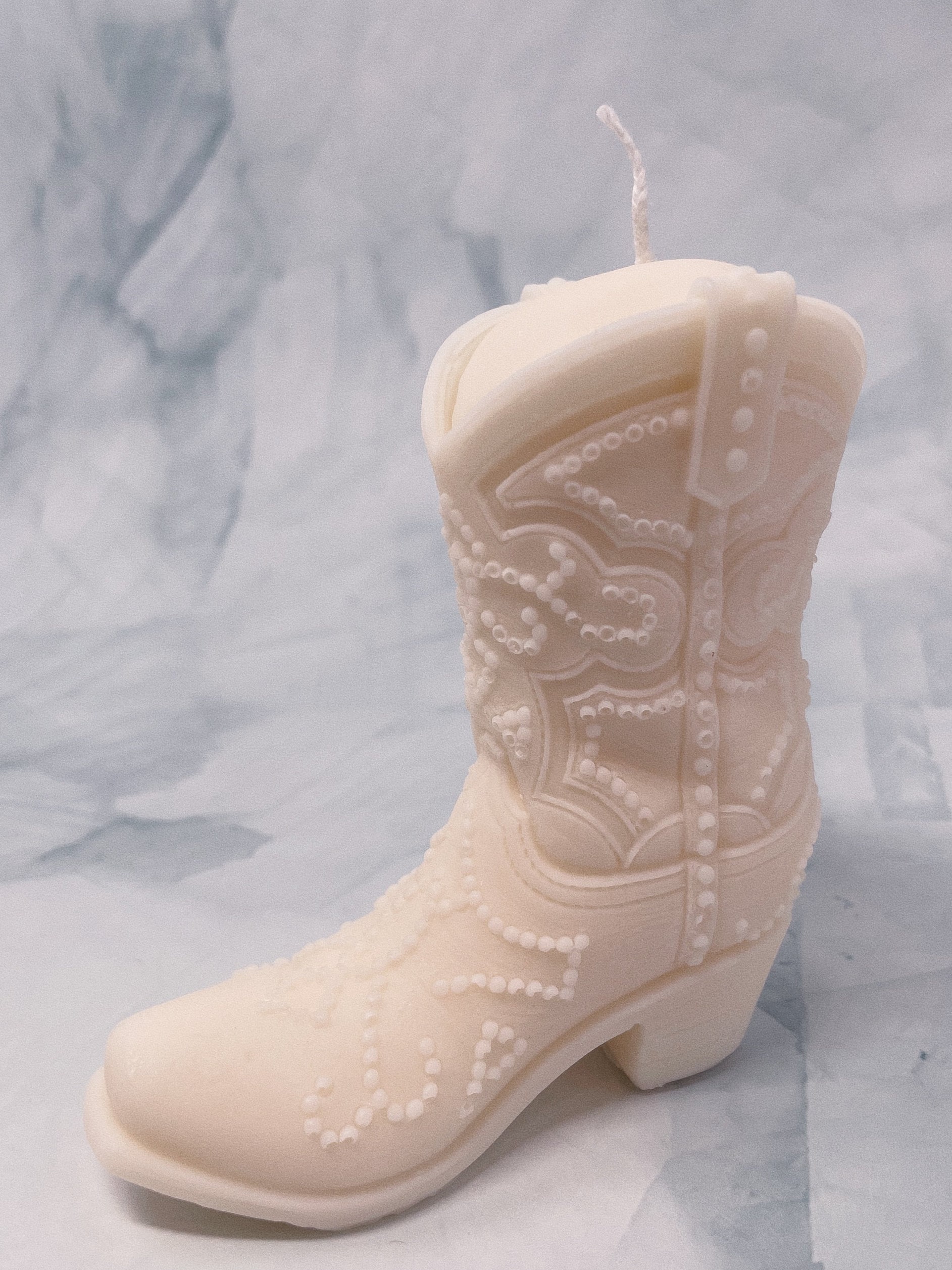 COWBOY BOOT CANDLE Unique Aesthetic & Unscented Candle Western Decor ...