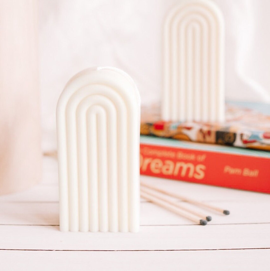 RAINBOW ARCH CANDLE Arch Candle, Rainbow Candle, Aesthetic Candle ...