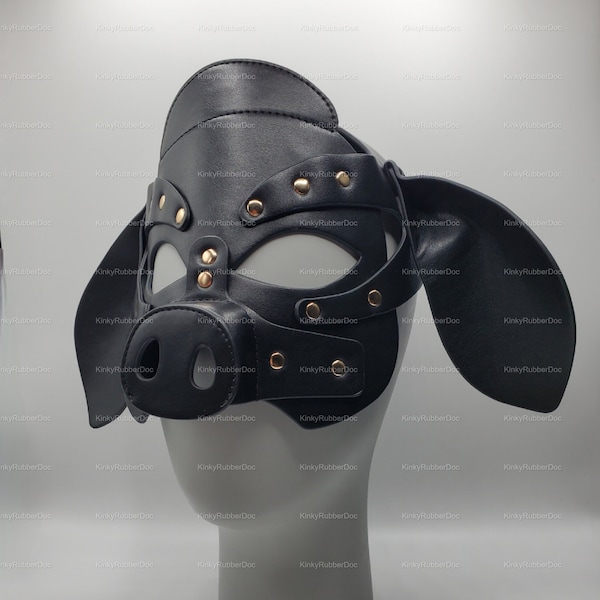 Bondage Pig Mask - Etsy UK