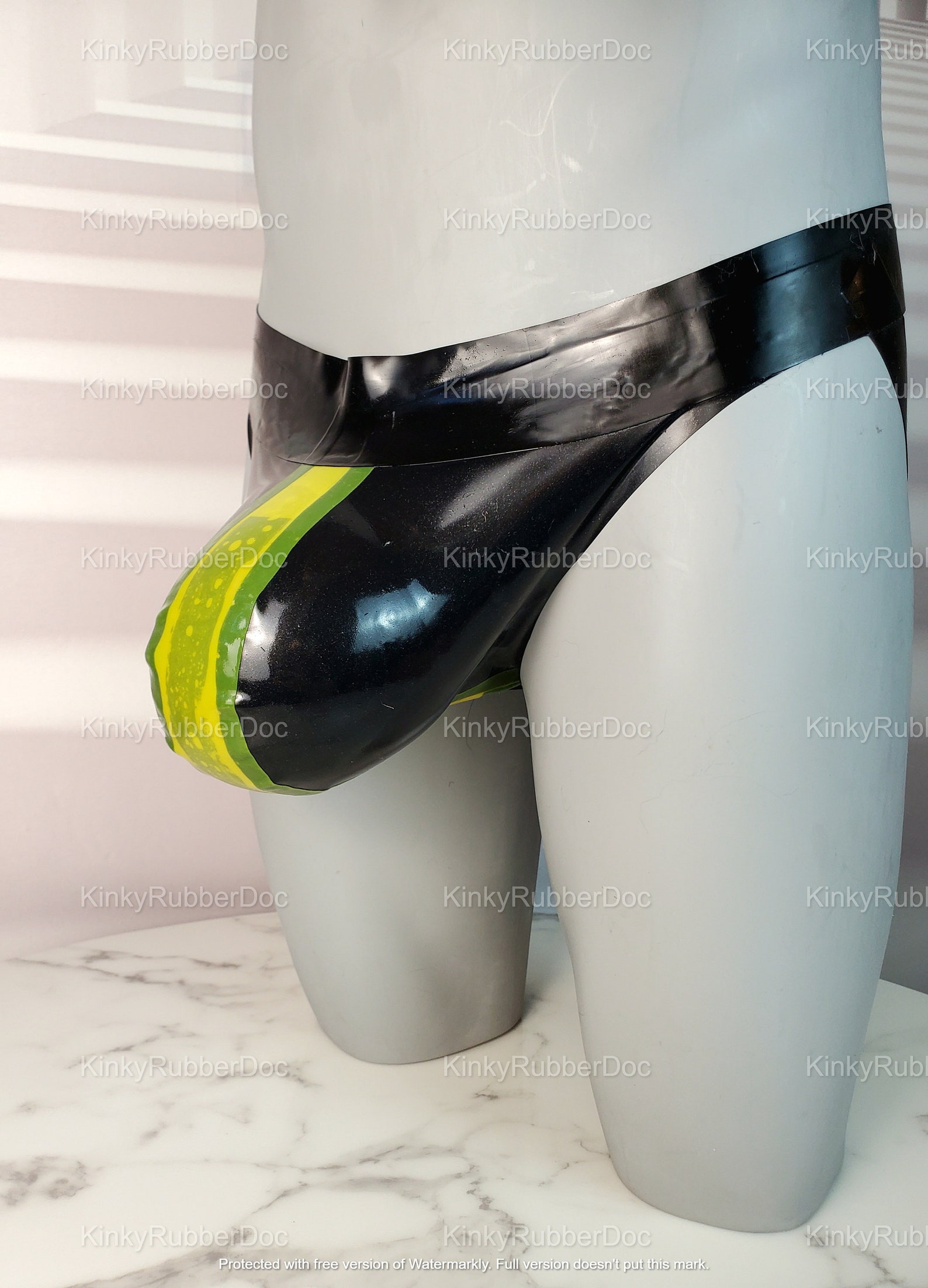 Big Bulge Latex Jockstrap For Scrotum Saline Silicone Pumped Etsy Uk