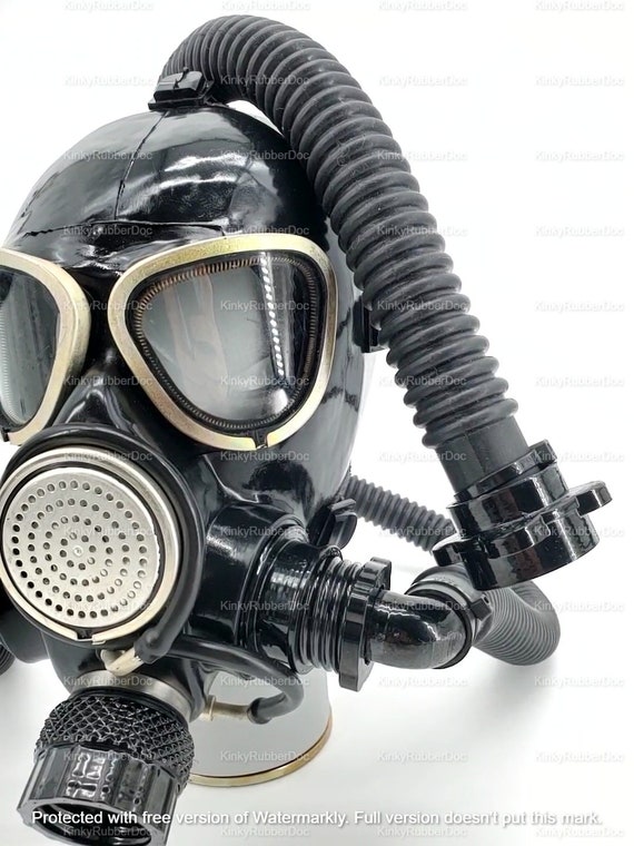 Vintage Gas Mask 2 Inputs. Sniff Rubber Gear Heavy Du… - Gem