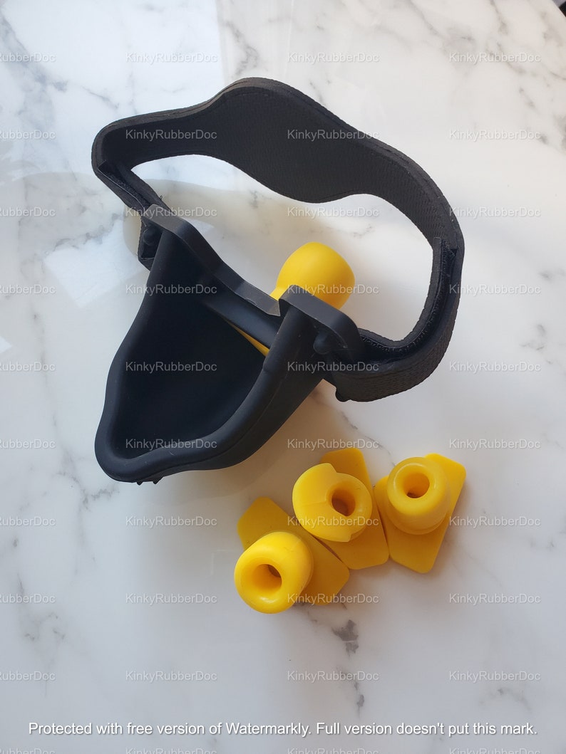 Piss Urinal Fetish Mask Bdsm Funnel Leather Hood Golden Etsy