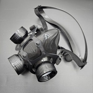 Upgraded Half Gas Mask. Sniff Tube Rubber Gear Vintage Military Suit ...