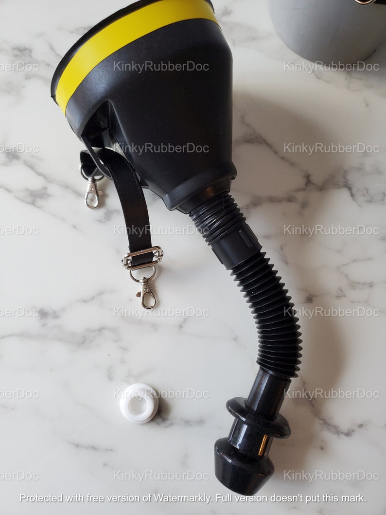 Anal Funnel Piss Bondage Bdsm Leather Hood Golden Shower Etsy