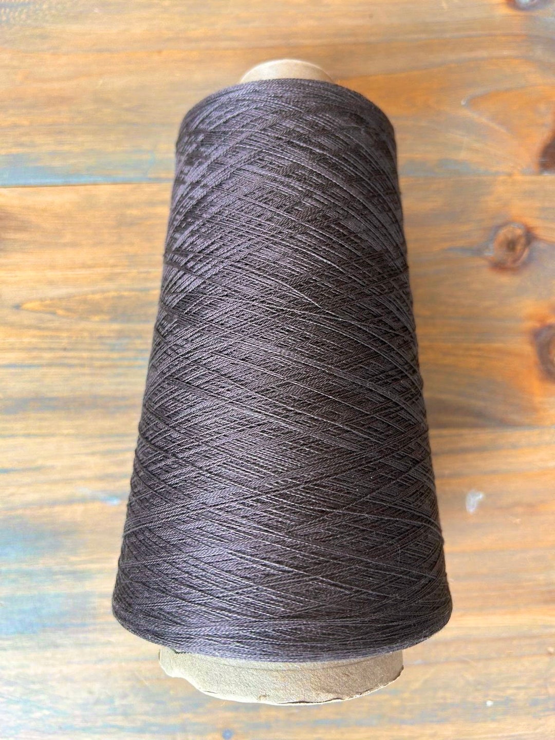 Mulberry Silk Cones, Silk Yarn, Weaving Yarn, Dyed Silk Yarn Taupe - Etsy