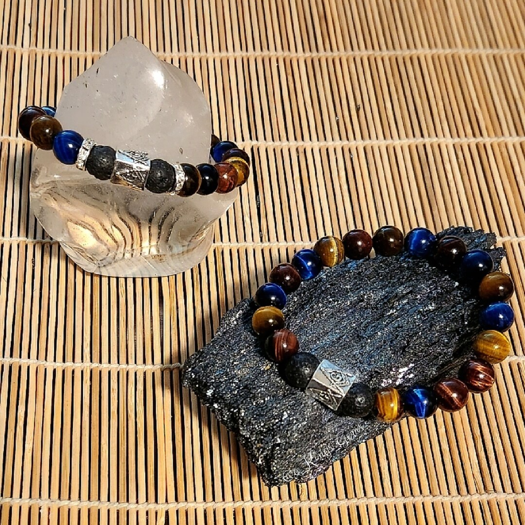 Trinity Tiger's Eye Masonic Wrist Piece - Etsy