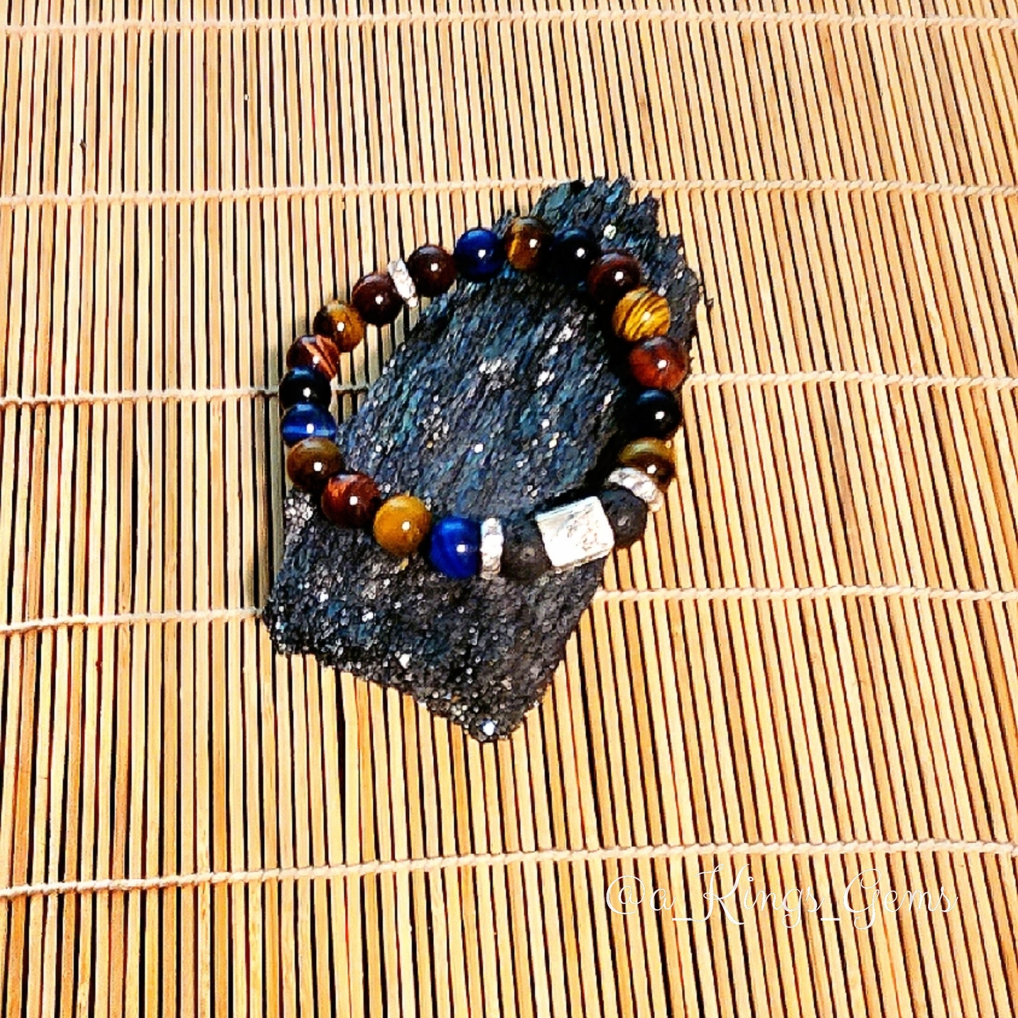 Trinity Tiger's Eye Masonic Wrist Piece - Etsy