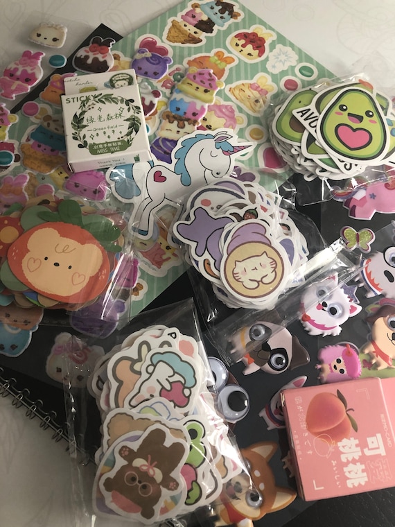 Bulk Random Sticker Mystery Grab Bags I No Duplicates - Etsy