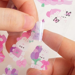 Kawaii Sticker Sheets Korean Stickers Shiny Stickers - Etsy