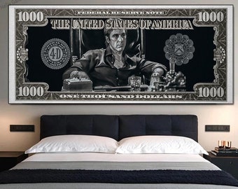 Scarface Money Art - Etsy