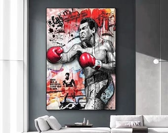 Abstract Boxing Graffiti - Etsy