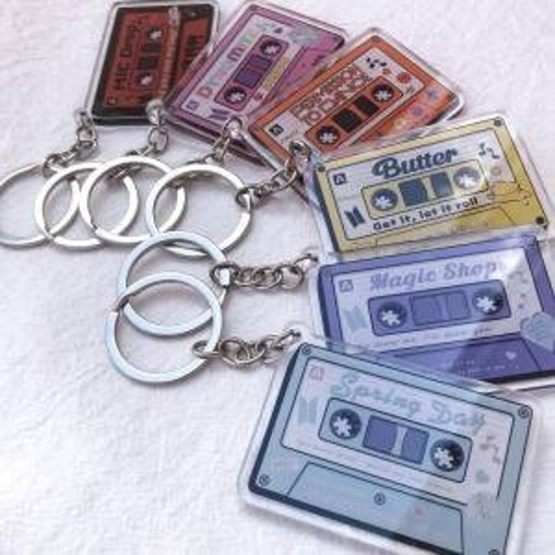 Bts Album Cassette Keychain - Etsy