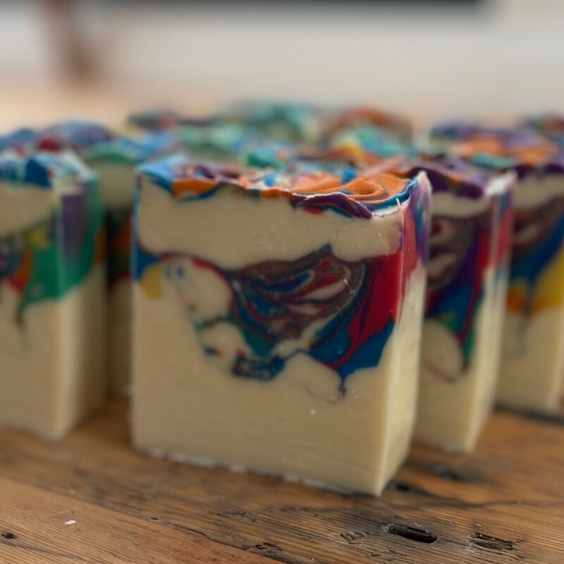 Rainbow Soap - Etsy