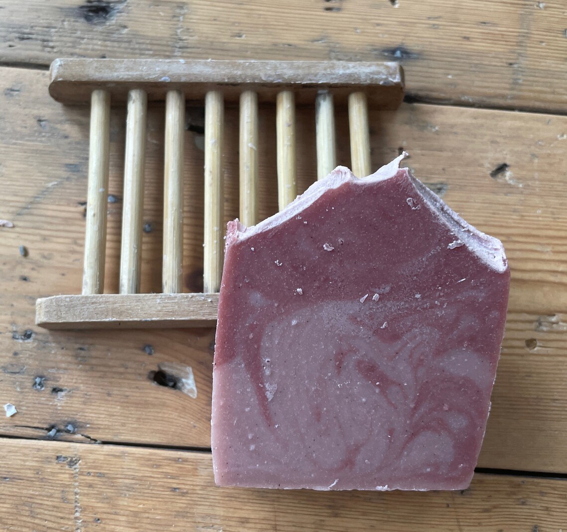 100g / Single Slice of Cold Process Hand Made Gardeners Extra Scrubby ...