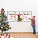 Christmas Wall Decor: Reindeer Poster Set, Holiday Prints - Etsy