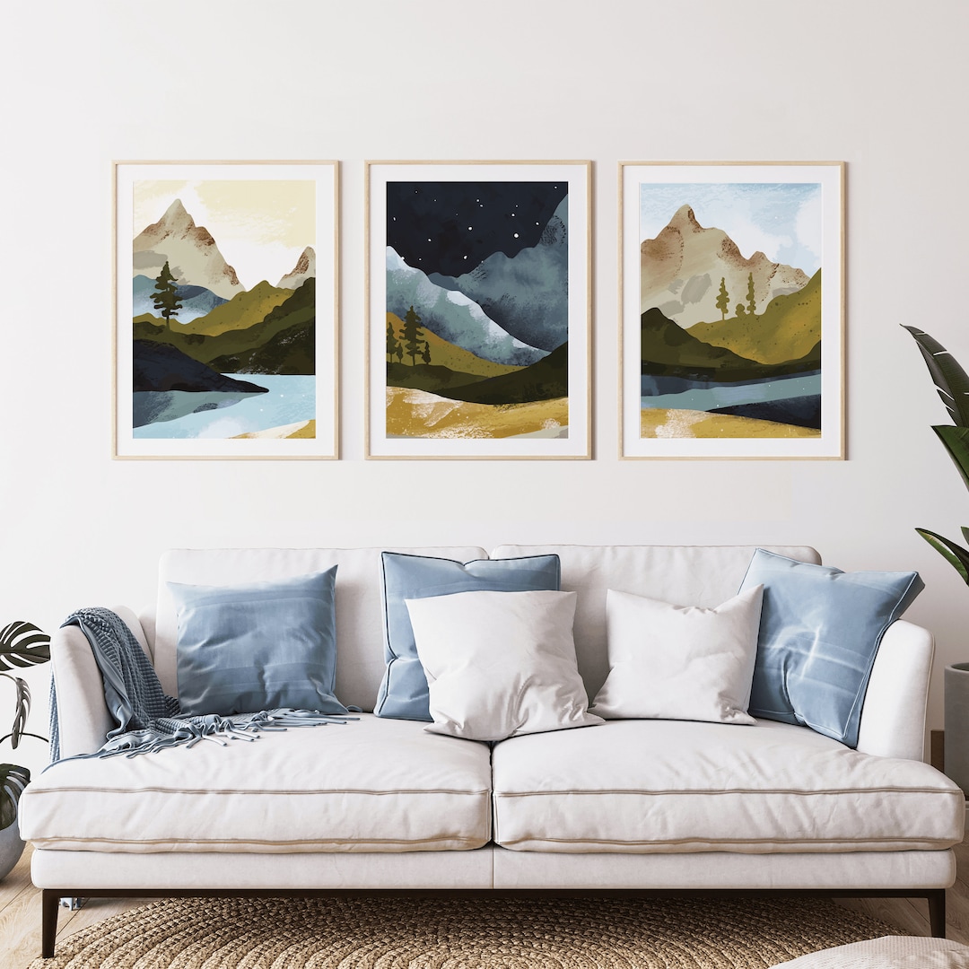 Boho Poster Set, Set of 3 Boho Prints, Set of Posters, Nature Poster ...