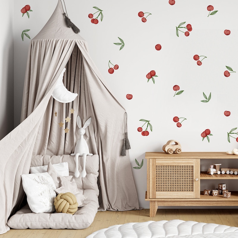 Cherry Wall Decals - Etsy