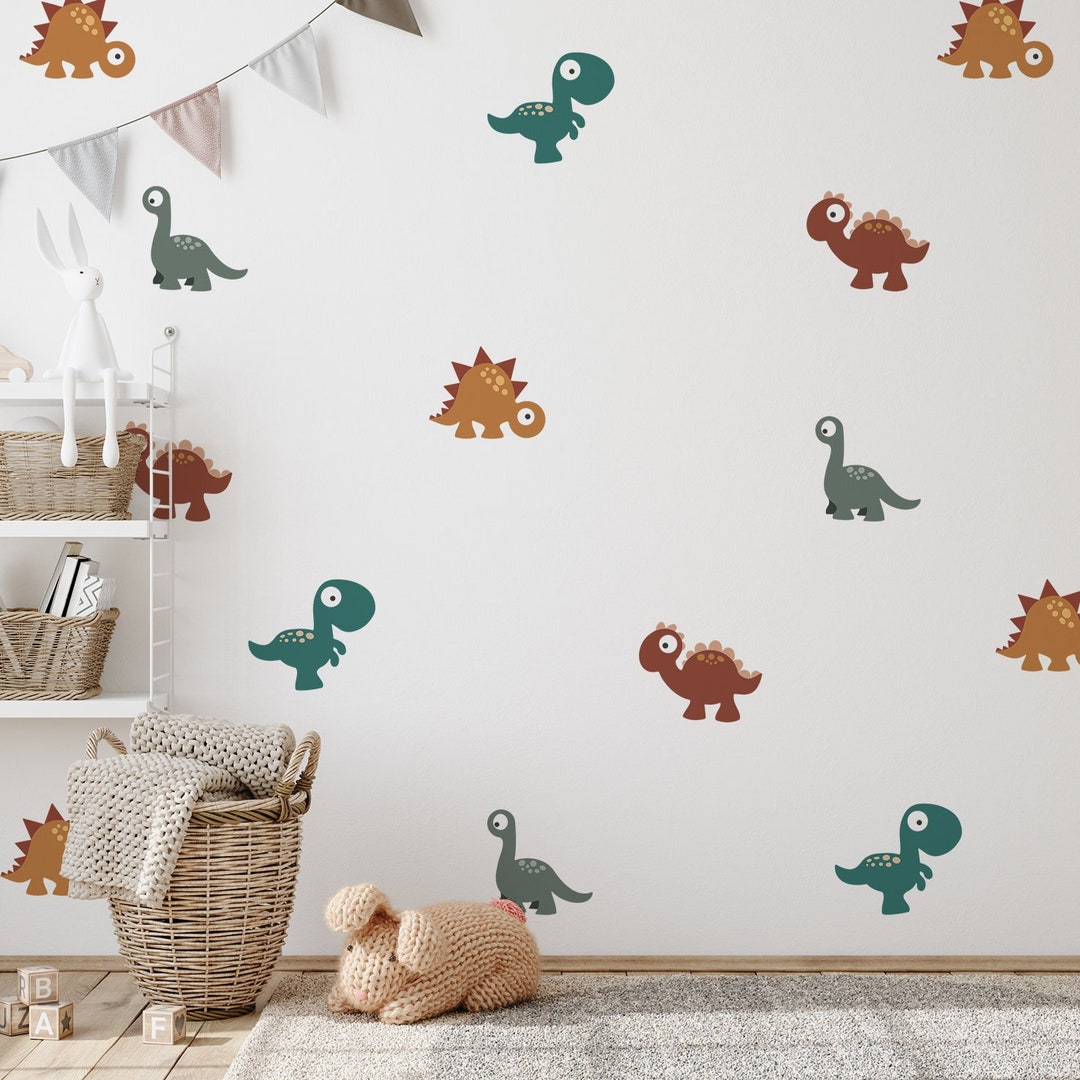 Dinosaurs Wall Stickers, Dinosaurs Wall Decal, Kids Room Wall Decal ...