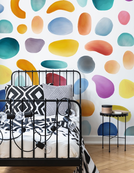 Large Set Wall Decals Shapes Wall Sticker Large Shapes Wall - Etsy