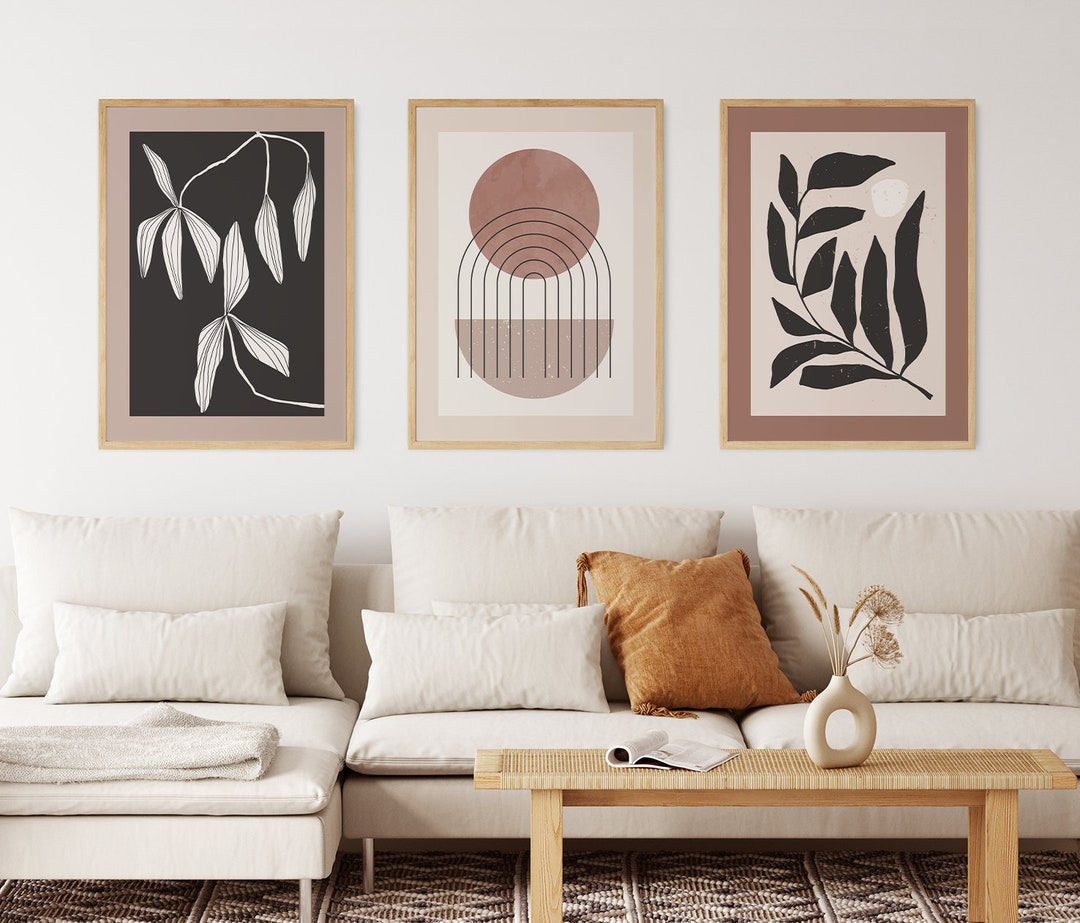 Boho Poster Set, Set of 3 Boho Prints, Set of Posters, Nature Poster ...