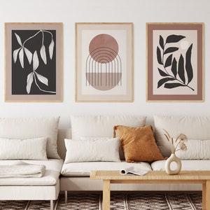 Boho Poster Set, Set of 3 Boho Prints, Set of Posters, Nature Poster ...