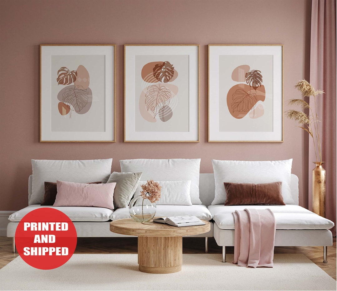 Buy Boho Poster Set, Set of 3 Boho Prints, Set of Posters, Flower Print ...