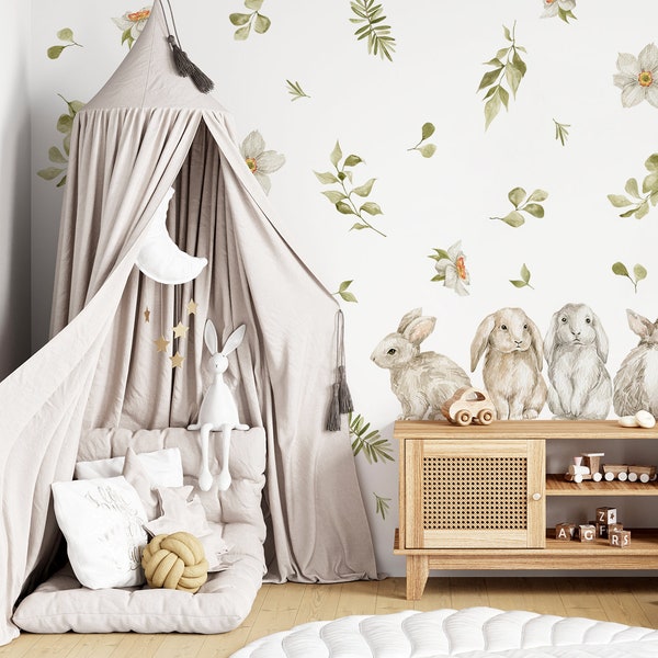 Abstract Bunny - Etsy