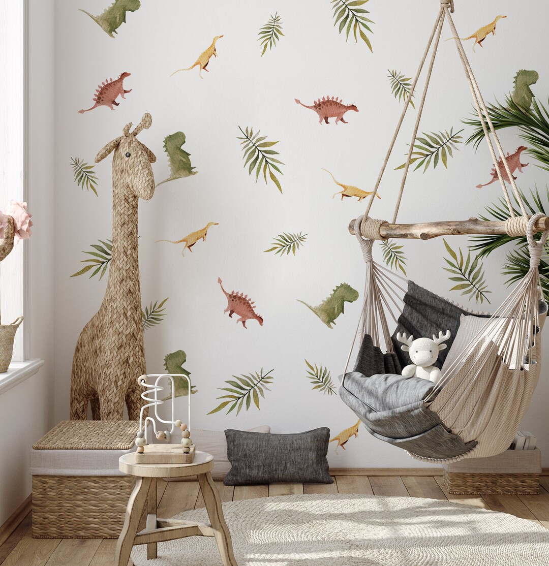 Dinosaurs Wall Stickers, Dinosaurs Wall Decal, Kids Room Wall Decal ...